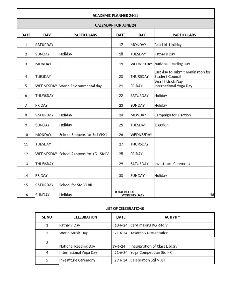 Sharda University Academic Calendar 2024-25 | PDF | Holidays ...