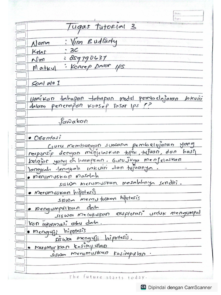 Tugas Tutorial 3 (Ips) | PDF