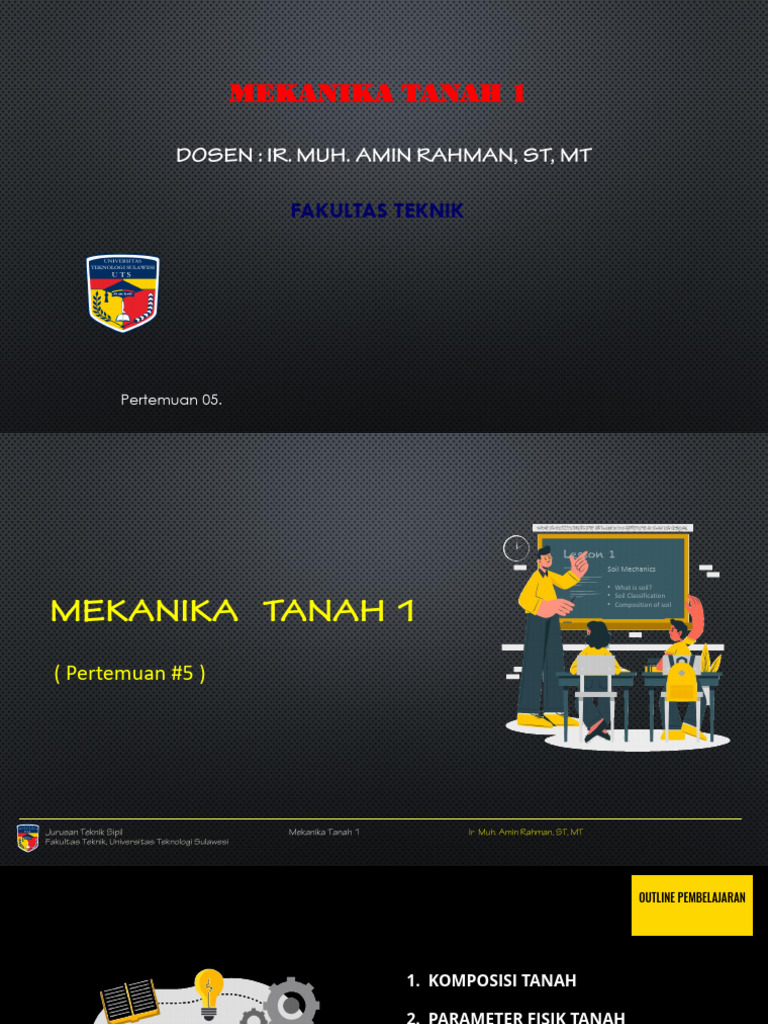 Komposisi Tanah Parameter Fisik Tanah Dan Strukstur Tanah | PDF