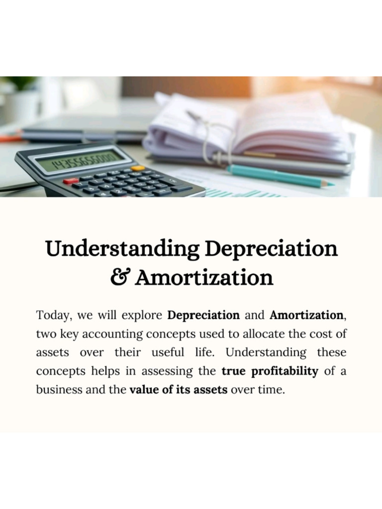 Depreciation & Amortization | PDF