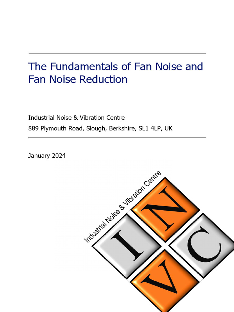 Factors Influencing Fan Noise | PDF | Electric Motor | Noise