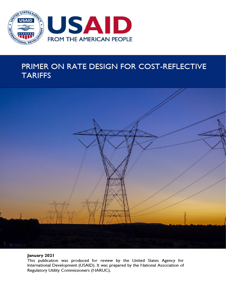 Primer Rate Design FINAL Jan 2022 | PDF | Public Utility | Tariff