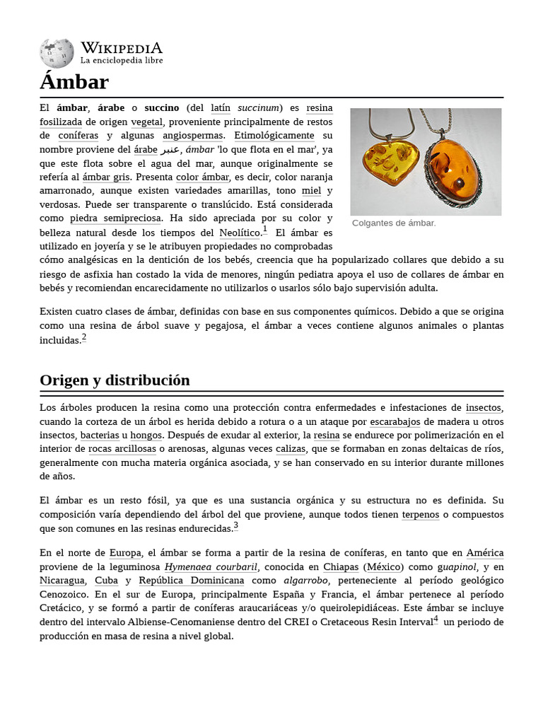 Ámbar | PDF | Ámbar