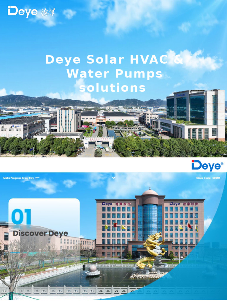 DEYE Solar Aircon & Water Pump Presentation 20241212 | PDF | Air ...