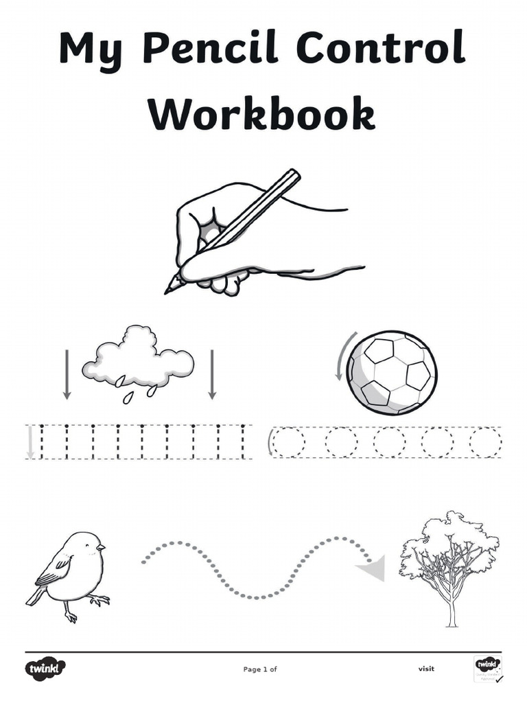 My Pencil Control Workbook | PDF