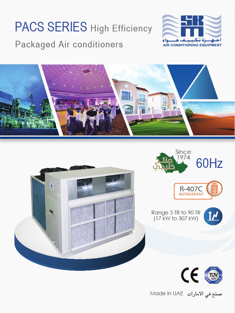 Hvac SKM Pacs Units | PDF | Air Conditioning | Heat Exchanger