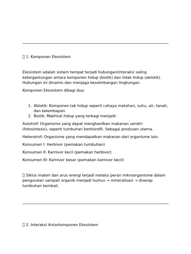 Ringkasan BAB 4 Biologi | PDF