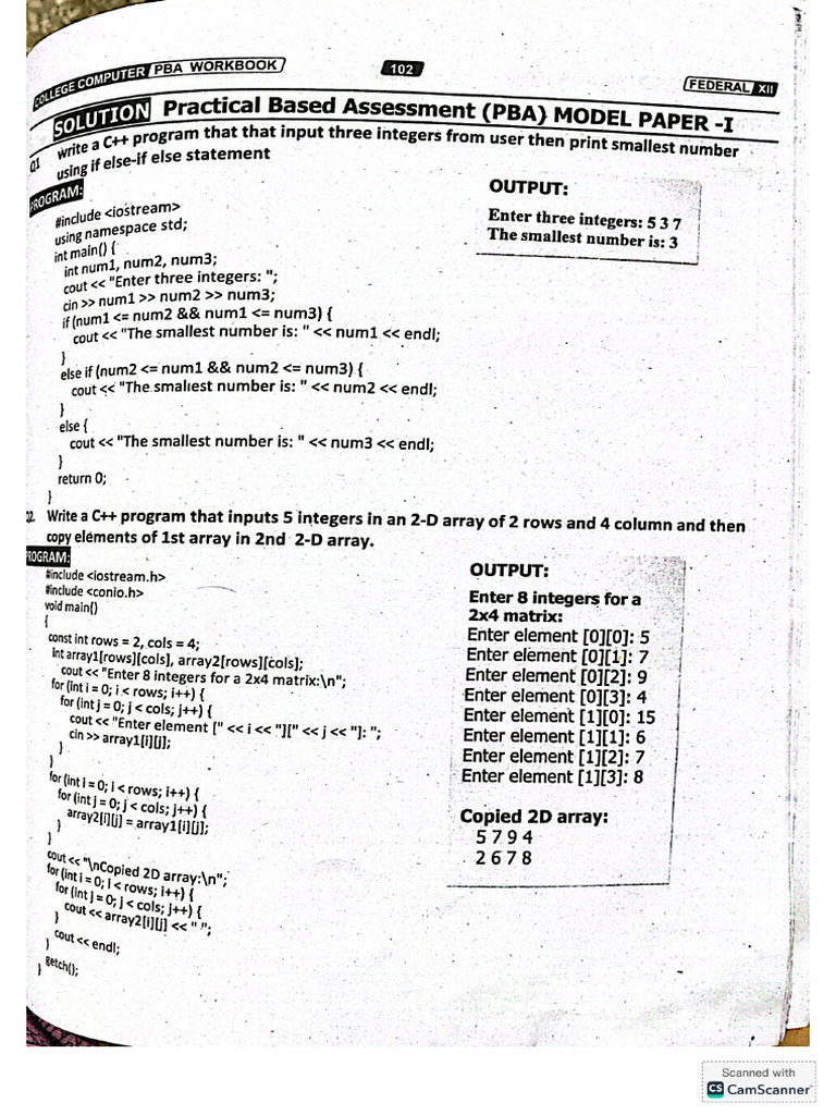 PBA COMPUTER 2nd Year-1 | PDF