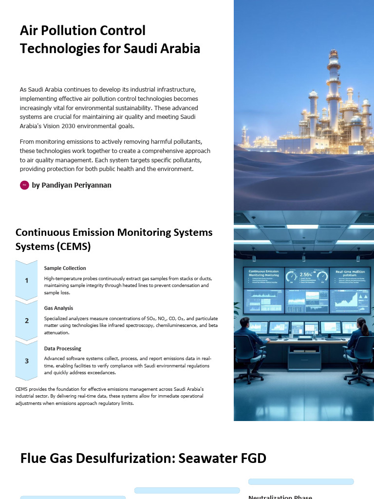 Air Pollution Control Technologies (SWFGD) For Saudi Arabia | PDF ...