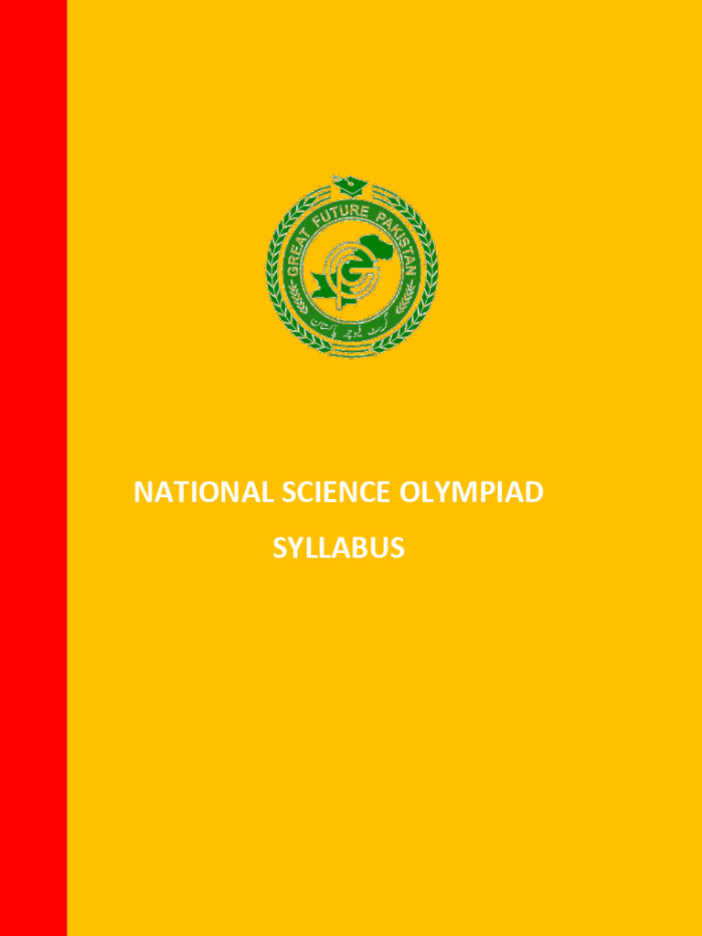 NSO Syllabus V | PDF | Student Assessment And Evaluation | Qualifications