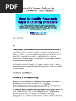 7 Types of Research Gaps Explained | PDF