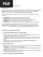 AIC 4. Critical Theory in an Inspector Calls Grade 9 | PDF | Sigmund ...