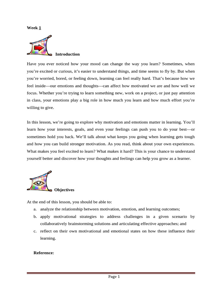 TUBALLA - SEVILLA - Final PED 102 LEARNING MODULE | PDF | Motivational ...