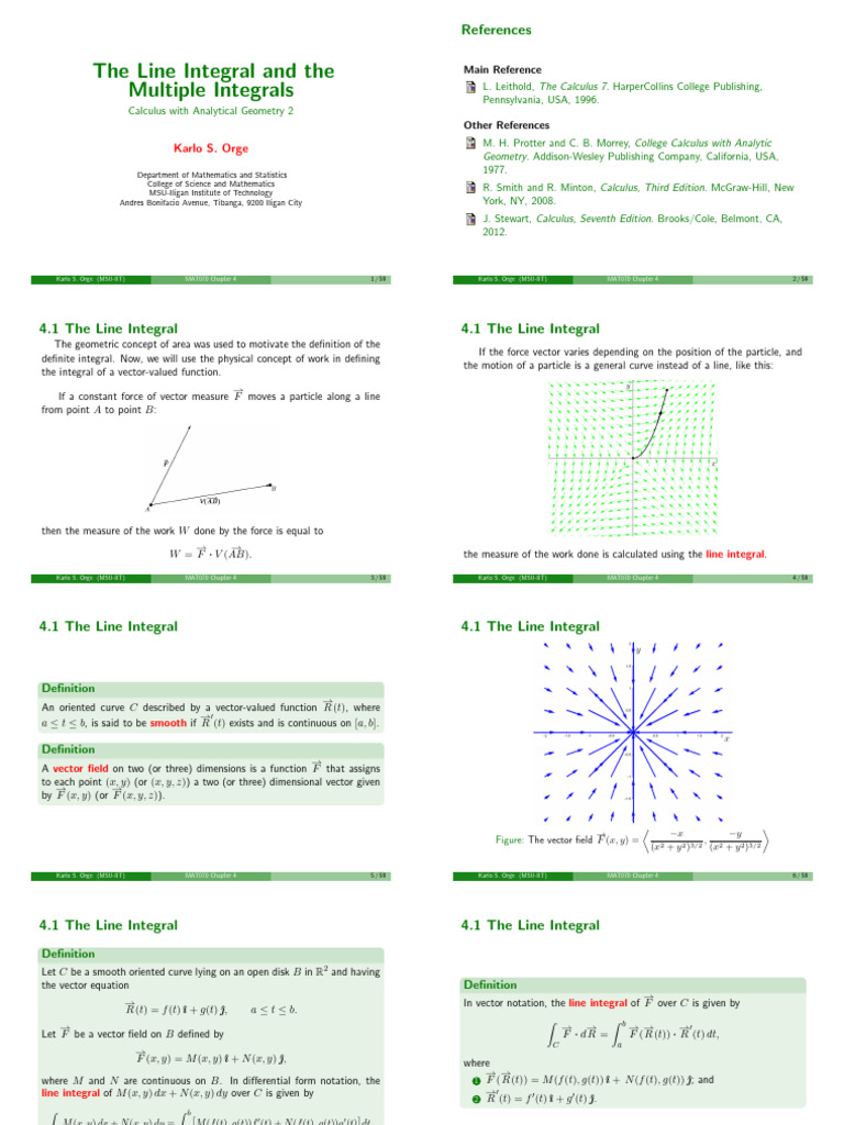 MAT070 Chapter 4 Handouts | PDF | Integral | Geometry