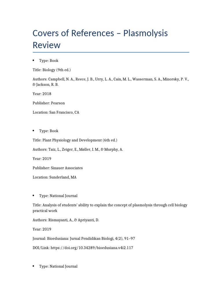 Understanding Plasmolysis in Plants | PDF
