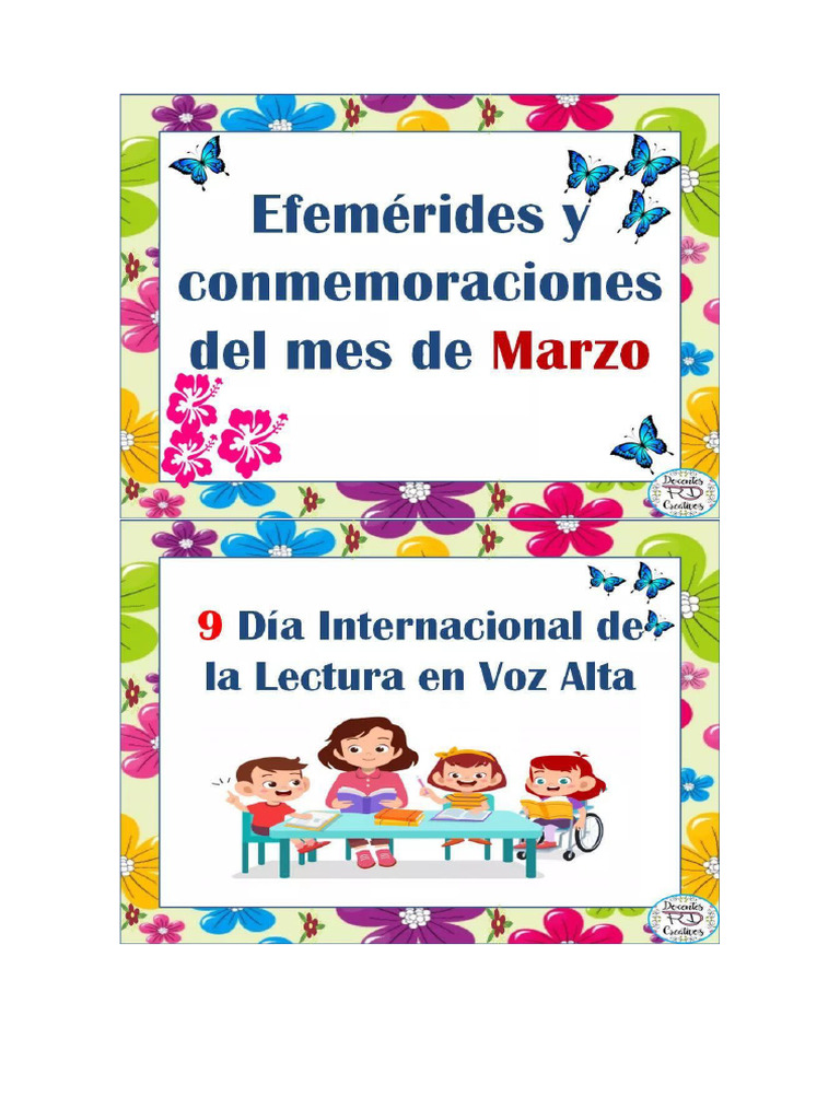 Efemerides Marzo | PDF