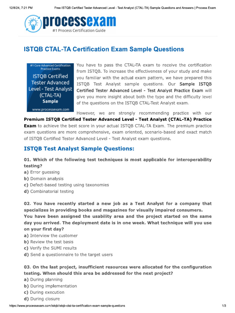 ISTQB - Spqa - 2 | PDF
