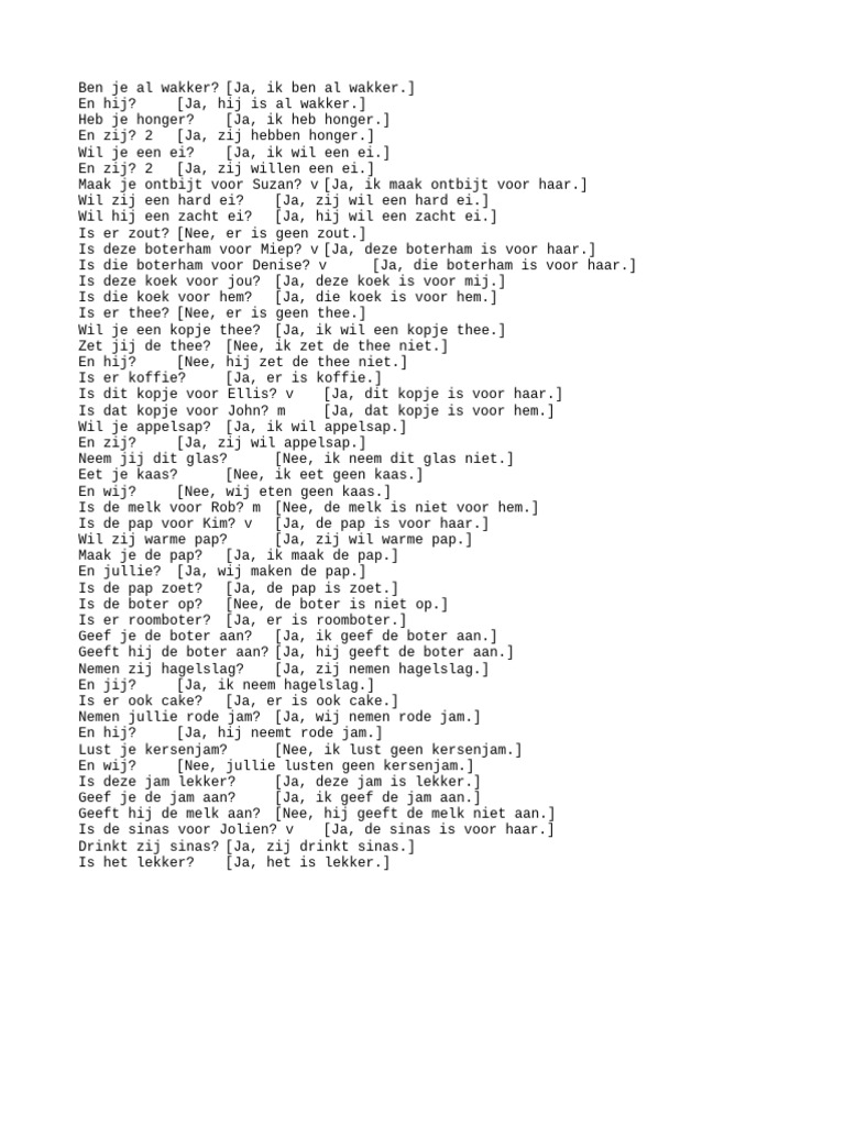 Les4-1 Nederlands Taal Les Luisteren | PDF