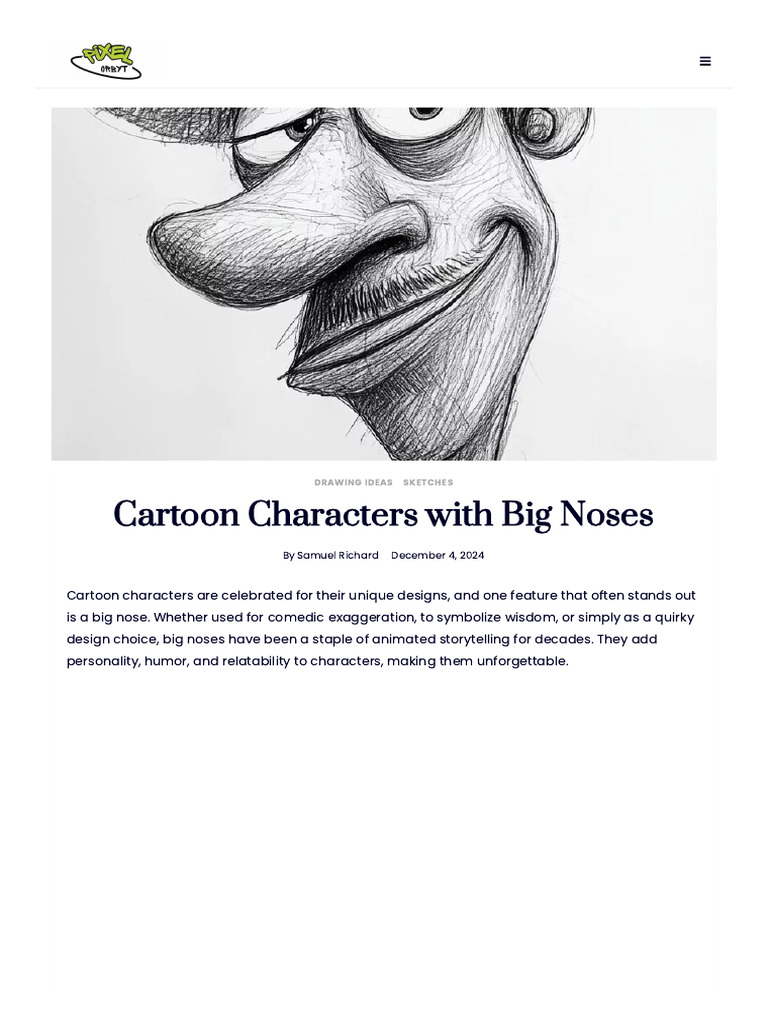 Celebrating Cartoon Characters' Big Noses | PDF | Humour | Comedy