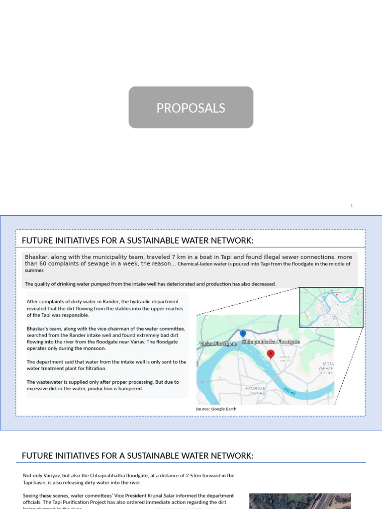 PP4 - Proposals Water Infrastructure | PDF | Sewage Treatment | Environmental Technology