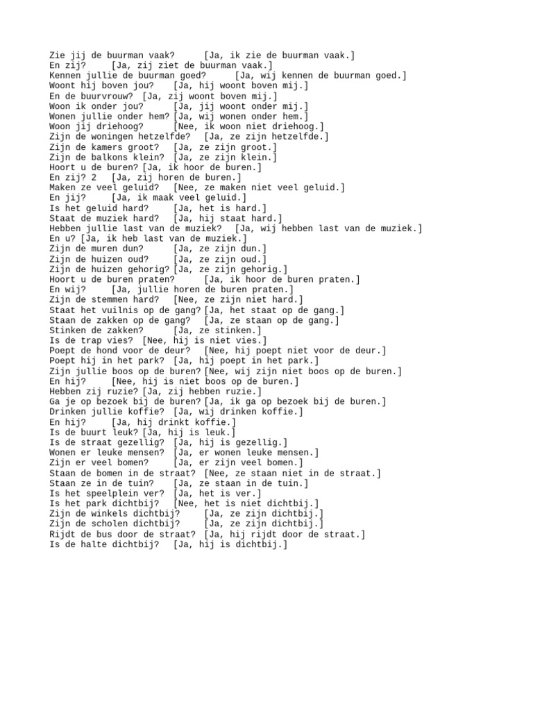 Les5-3 Nederlands Taal Les Luisteren | PDF