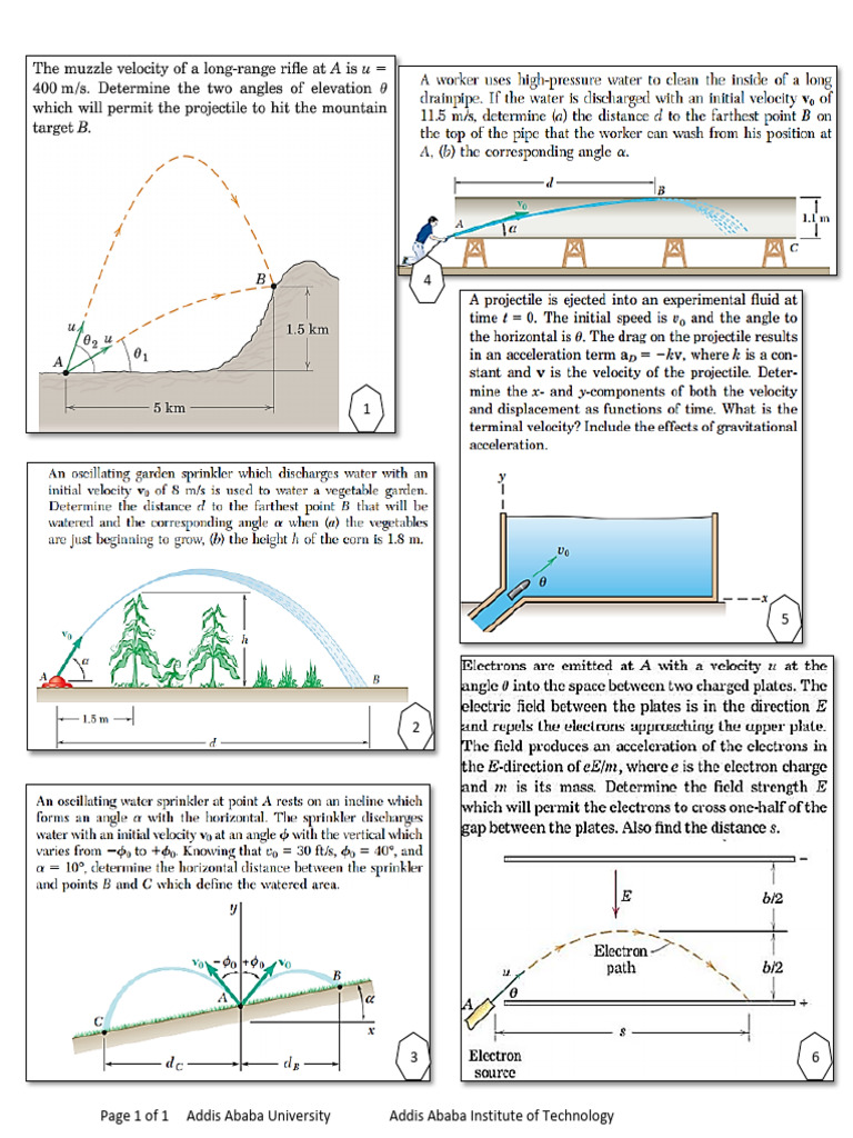 Assignemnt 2 CH2 Rectangular Motion | PDF