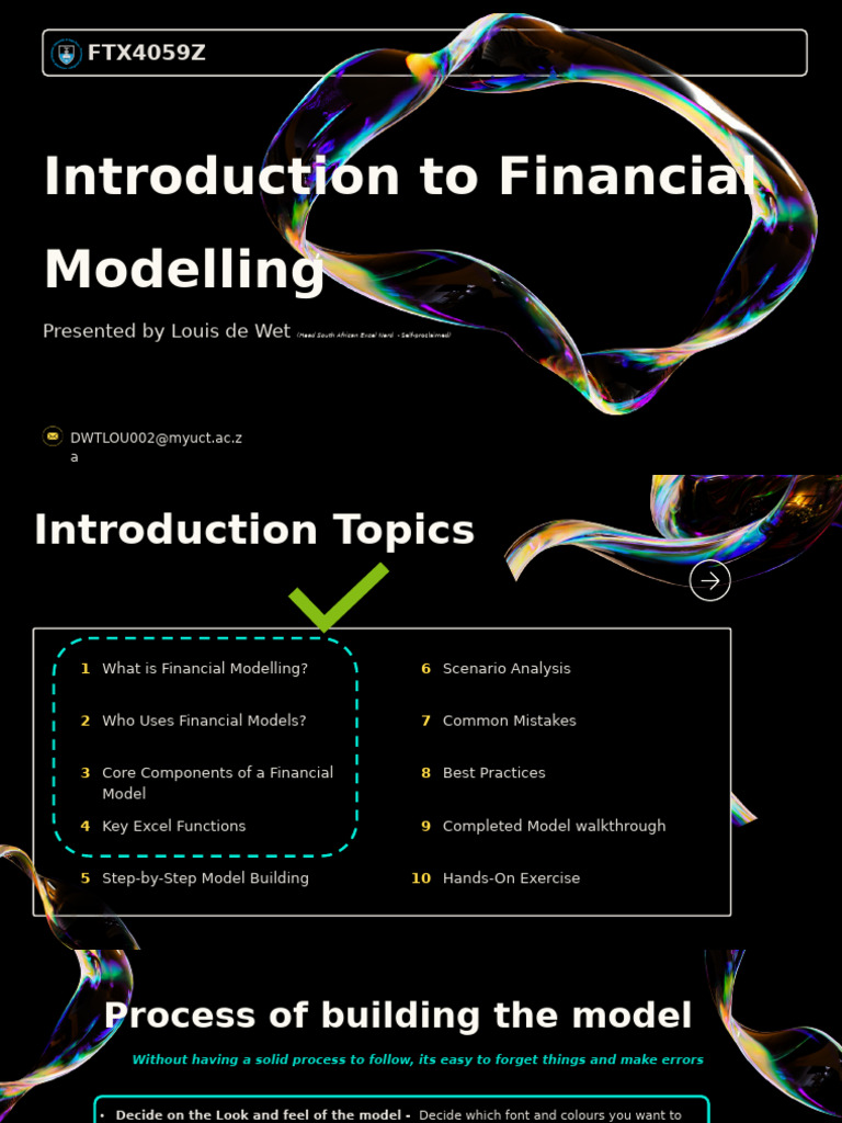 Financial Modelling Intro, Slide Set 2 Upload | PDF | Interest | Equity (Finance)