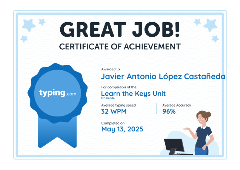 Typing Cert | PDF