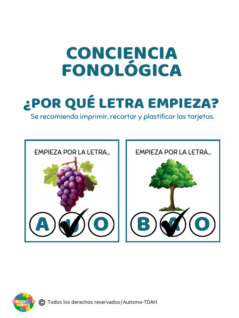 Conciencia Fonológica-1 | PDF