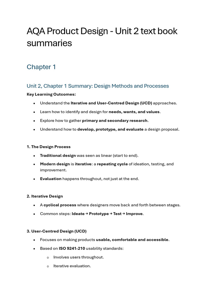 Unit 2 - Text Book Chapter Summaries | PDF | Recycling | Reuse