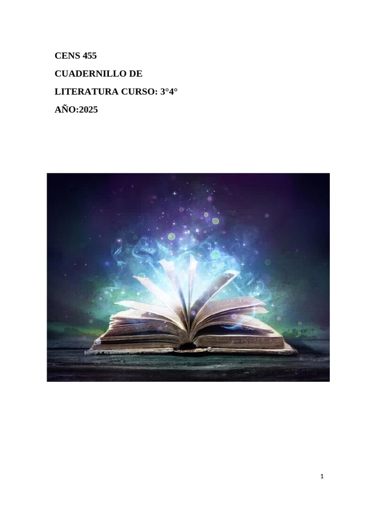 Cuadernillo Cens 2025 Lengua y Literatura | PDF | Inteligencia ...