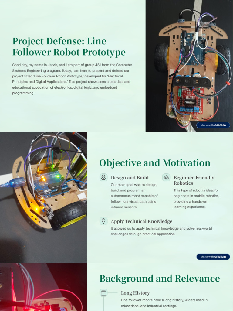 Line Follower Robot Project Overview | PDF | Robotics | Robot
