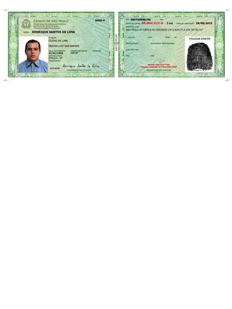 RG Novo SP 2023 | PDF