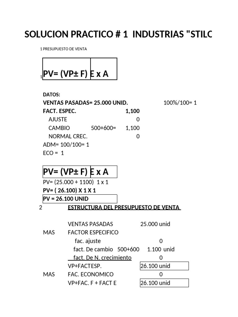Sol Pract # 1 Pre Priv If D 2025 Parte 1 | PDF | Presupuesto | Sector privado