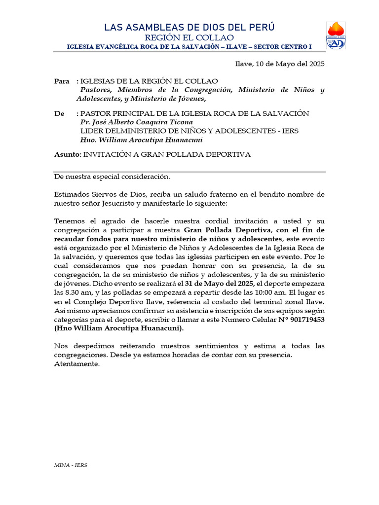 Bases para La Pollada Final | PDF | Deporte del atletismo | Juegos de habilidad física