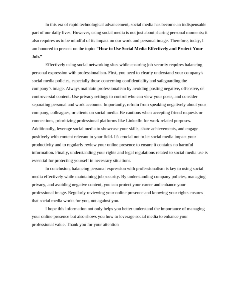 In This Era of Rapid Technological Advancement | PDF