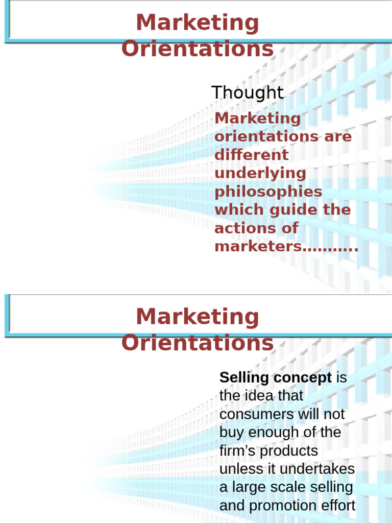 06 Marketing Orientations 02 | PDF