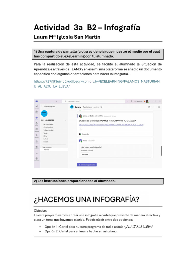 Iglesia San Martín Laura María Actividad 3a B2 | PDF | Infografia ...