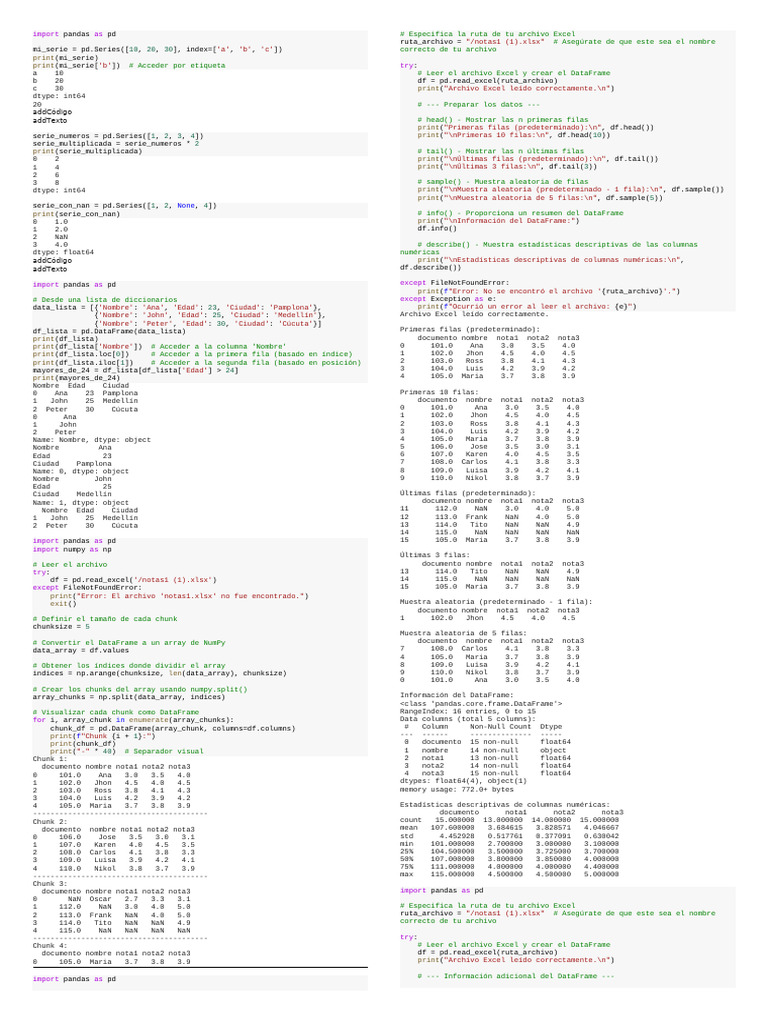 Import Pandas As p1 | PDF | Programación de computadoras | Ingeniería de software