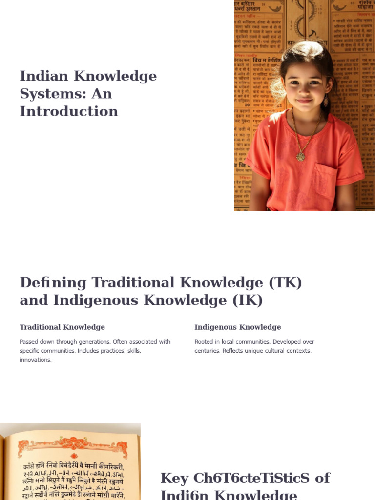 Introduction to Indian Knowledge Systems | PDF | Knowledge ...