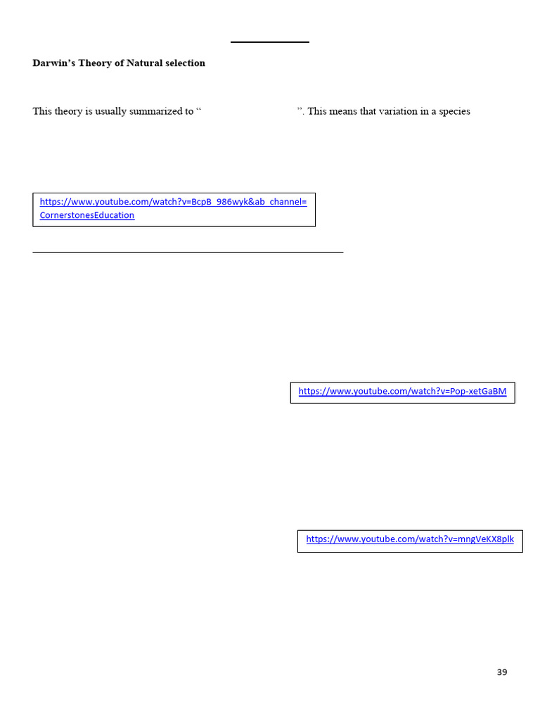 Natural Selection and Speciation | PDF | Natural Selection | Evolution