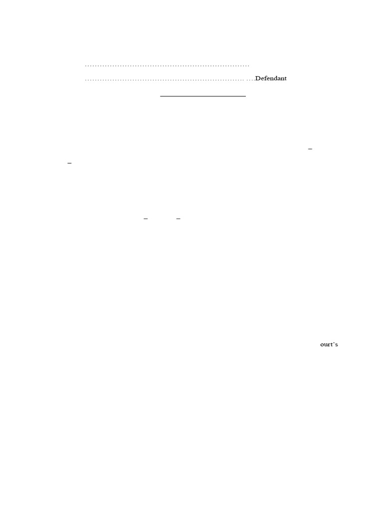 Written Statement - Sample | PDF | Lawsuit | Affidavit