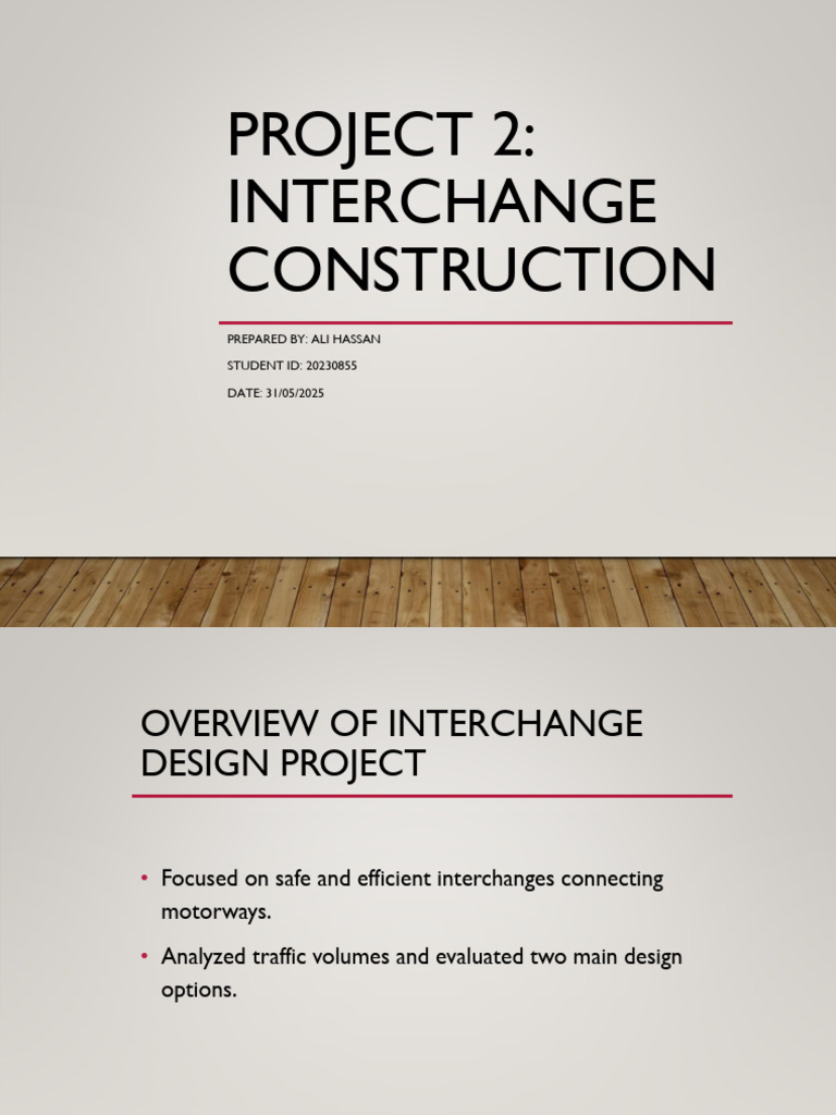 Efficient Interchange Design Overview | PDF