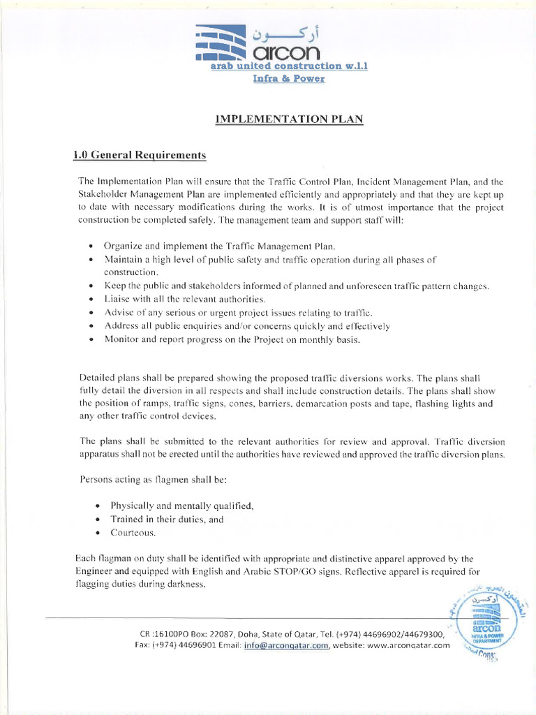 Implementation Plan | PDF