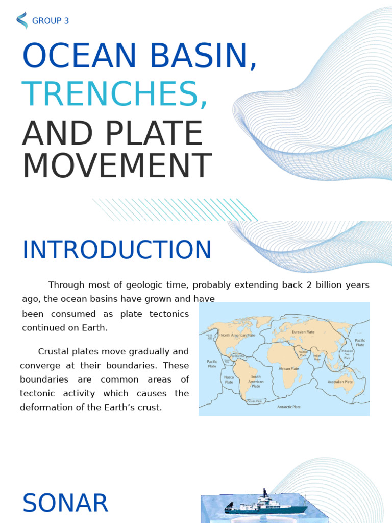 Ocean Basin, Trenches, and Plate Movement | PDF | Plate Tectonics ...