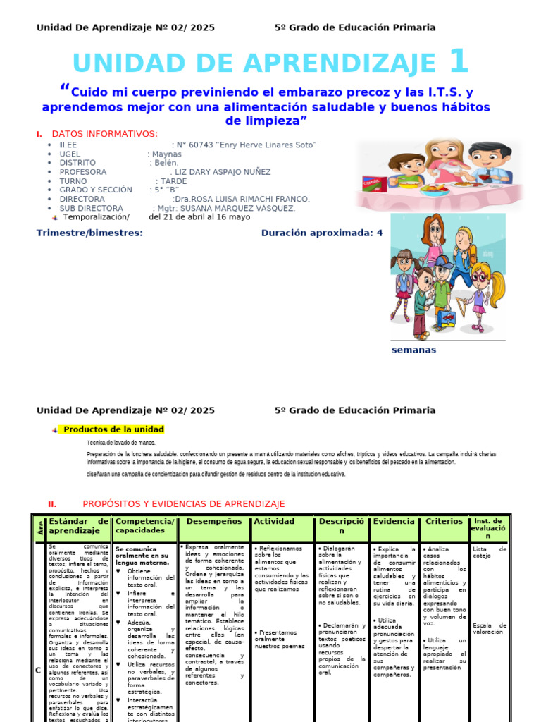 5° Grado Unidad de Aprendizaje 2 Abril 2025 | PDF | Datos | Geometría