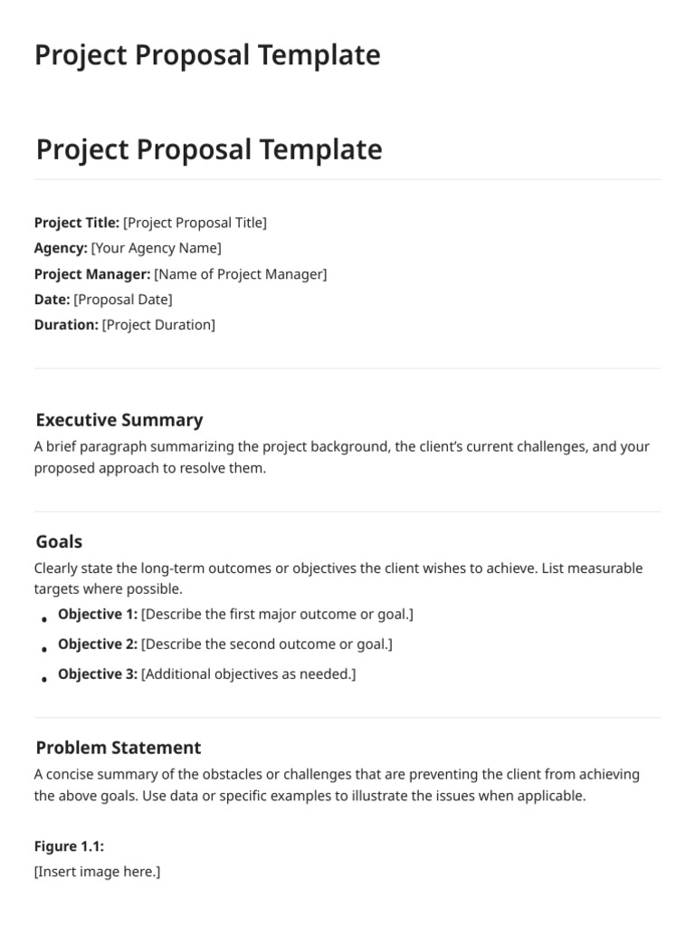 Project Proposal Template-2025053115203423 | PDF | Goal | Performance Indicator