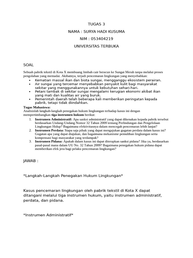 Tugas 3 SM3.2 2025 | PDF