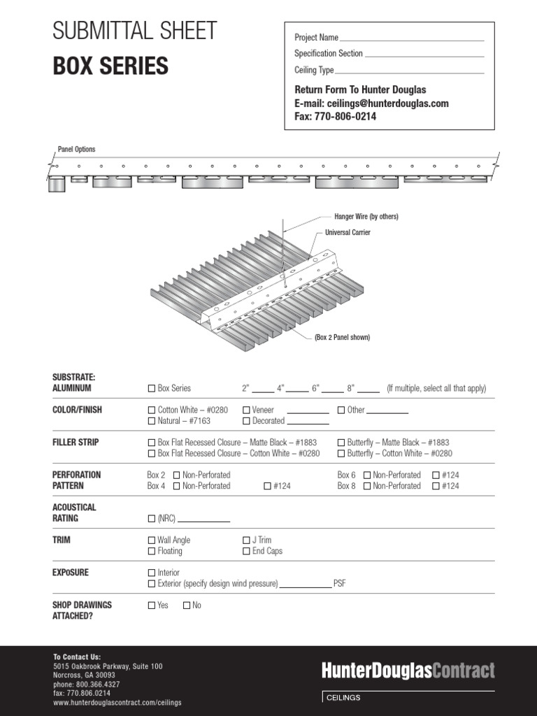 BoxSeries-Submittal-Rev2Interactive | PDF | Building Materials ...