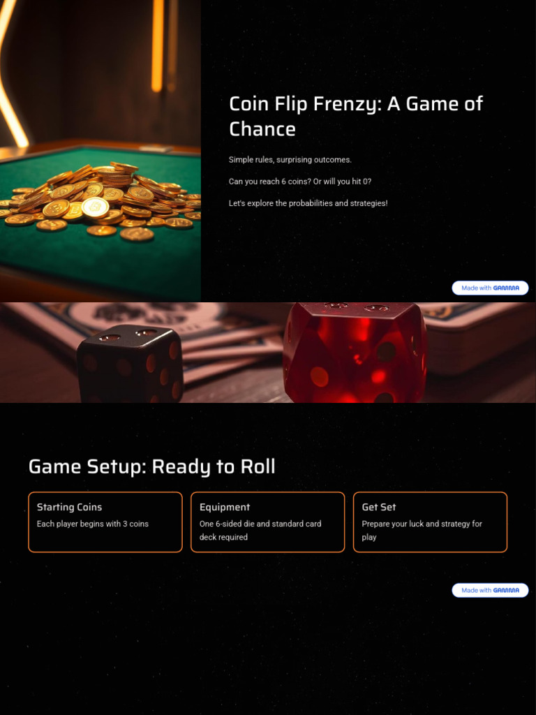 Coin Flip Frenzy A Game of Chance | PDF